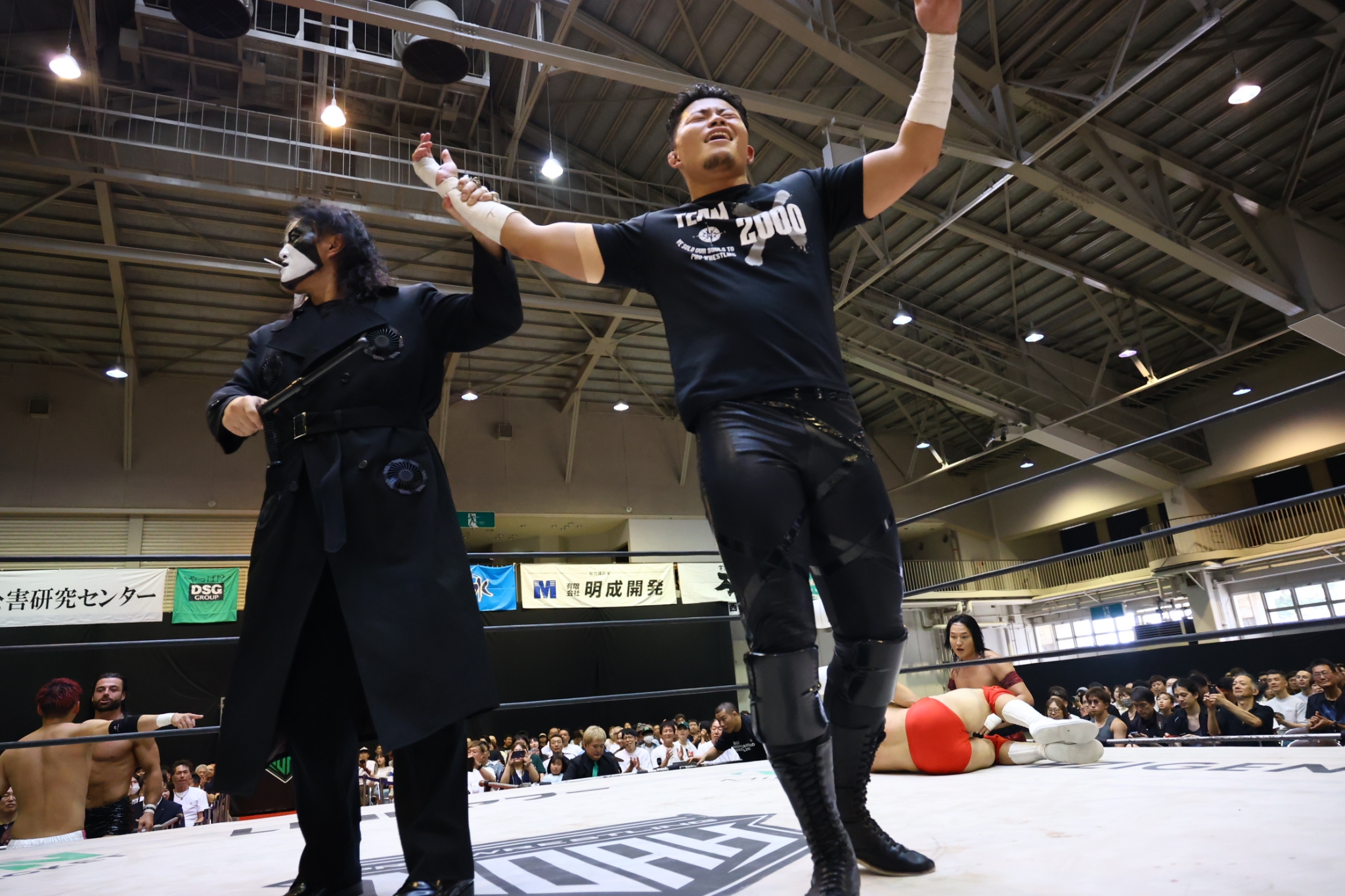 7/27石川大会 試合後コメント ベイン&ウルフがEita完全ピンで猛反撃 丸藤も「ビバ金沢!」締めでGHC挑戦へ弾み | プロレスリング ...