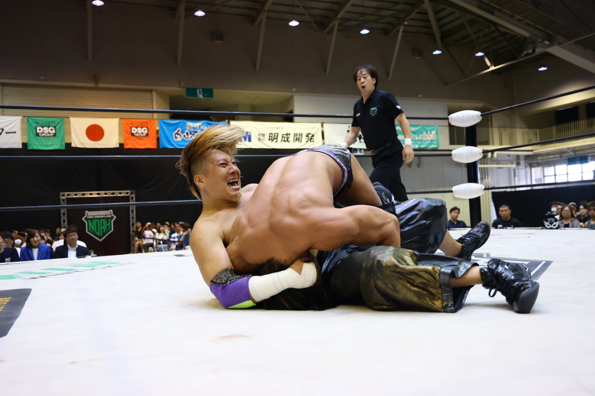7/27石川大会 試合後コメント ベイン&ウルフがEita完全ピンで猛反撃 丸藤も「ビバ金沢!」締めでGHC挑戦へ弾み | プロレスリング ...